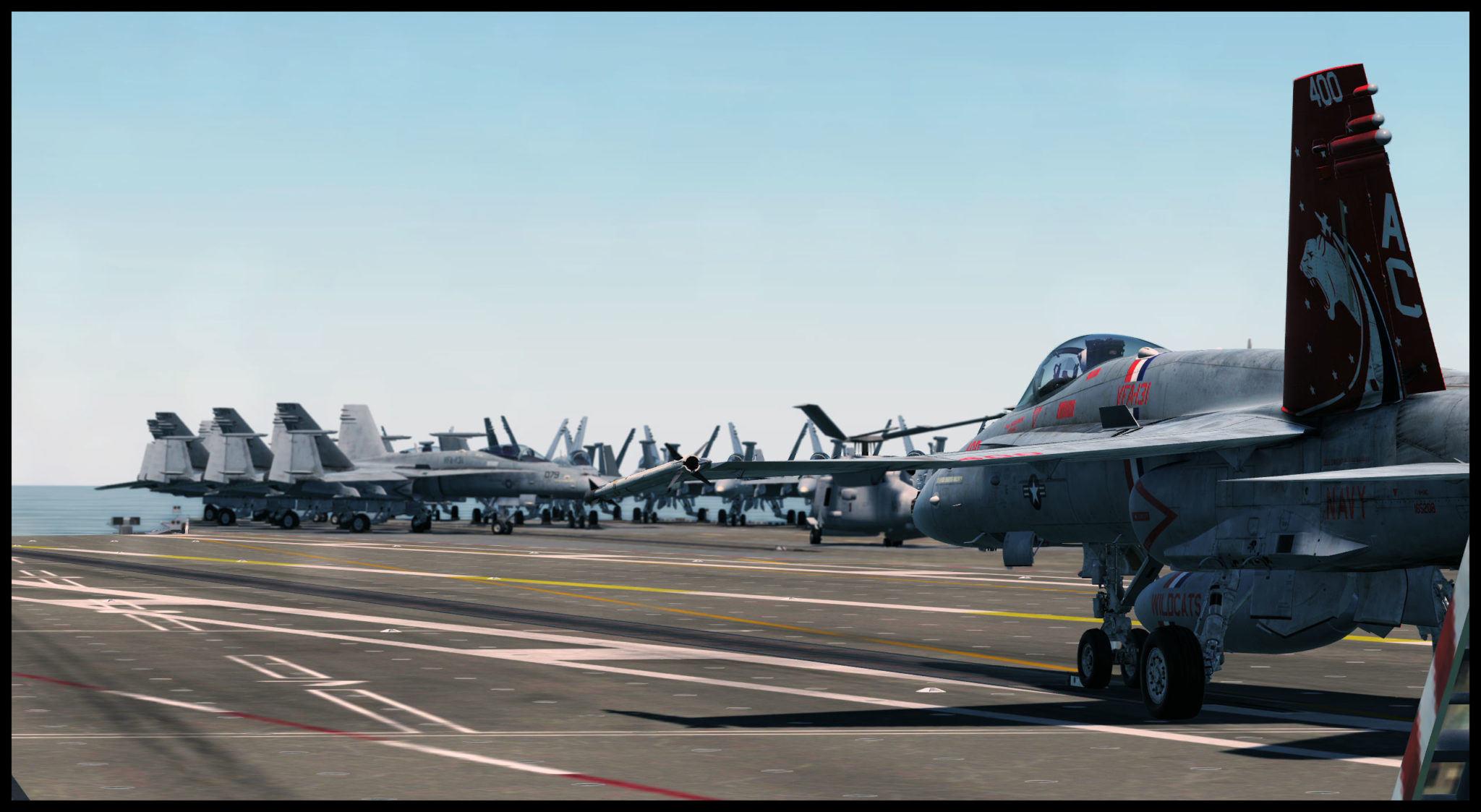 VFA - 131 "Wildcats" - F/A-18C - JOINT TASK FORCE FRANCOPHONE